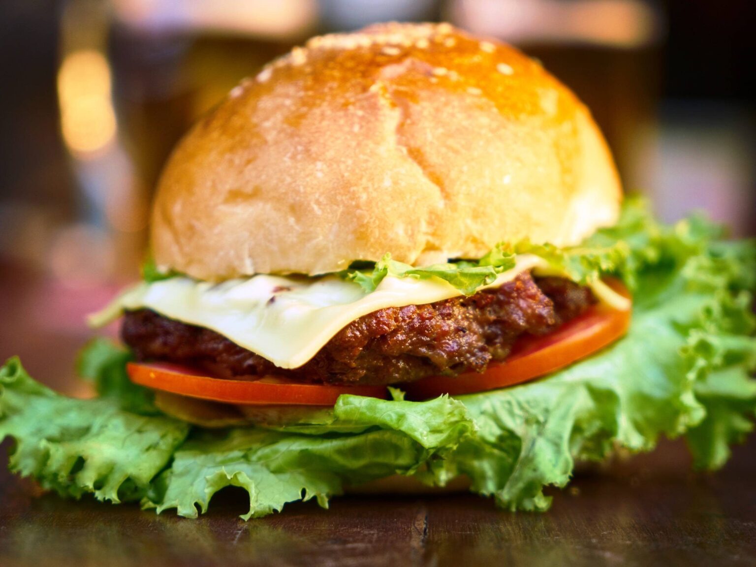 Baguette burger grillet