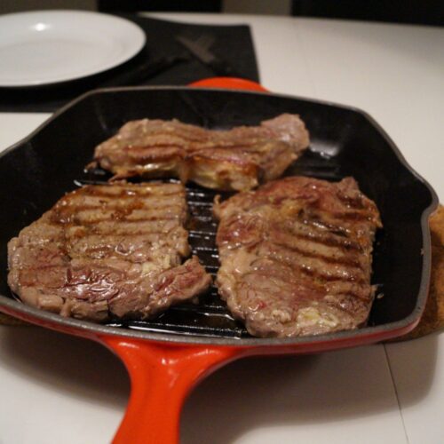 Engelsk bøf med brun sauce