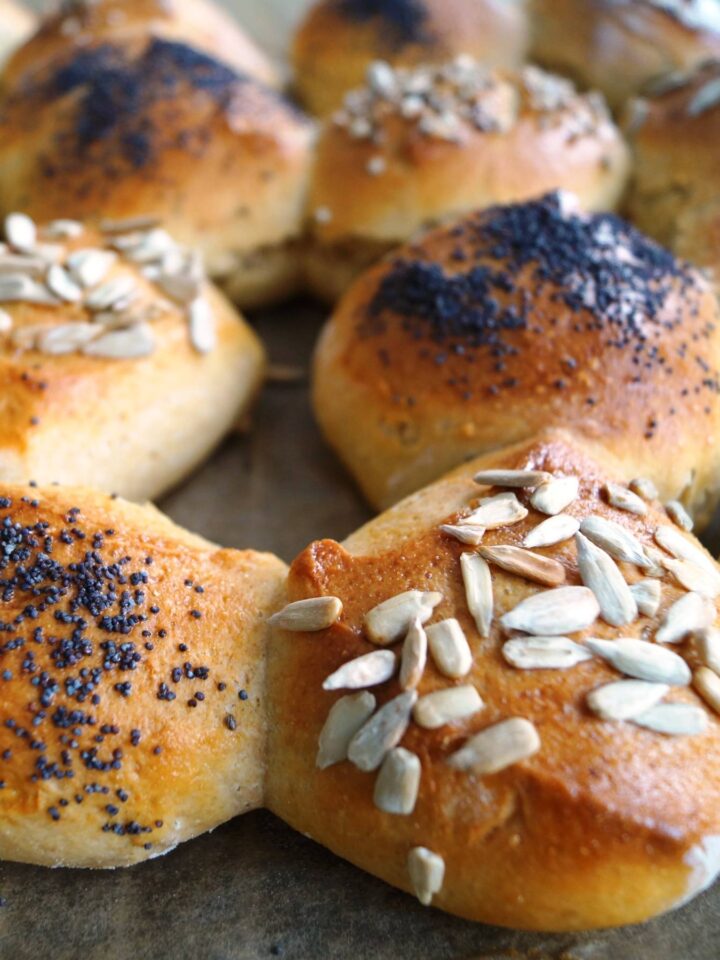 Sundhedsboller - Sunde boller - Boller helt uden fedtstof - Min Madopskrift