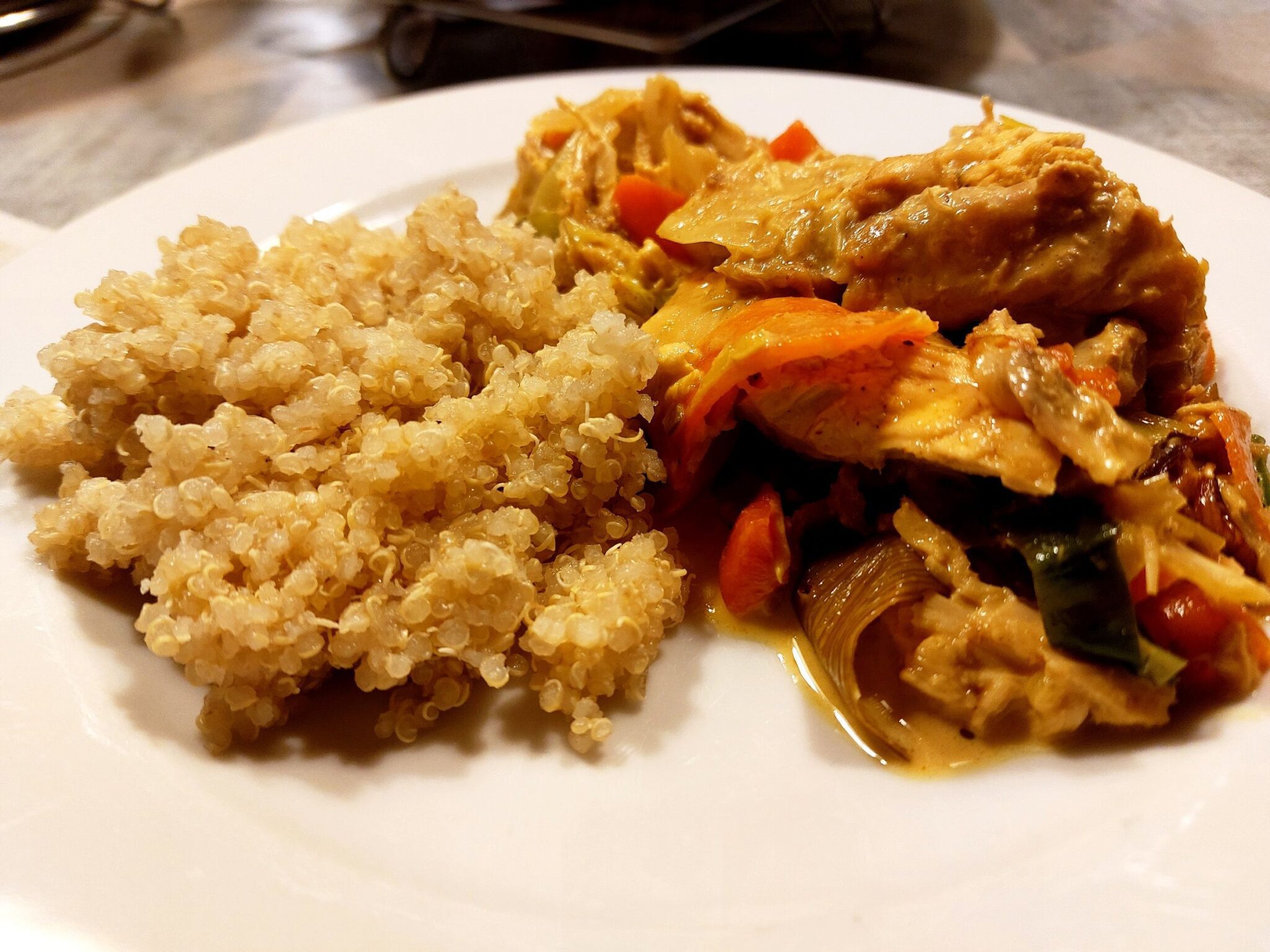 Karryret af rester - nem aftensmad med kylling - En børnevenlig ret ...